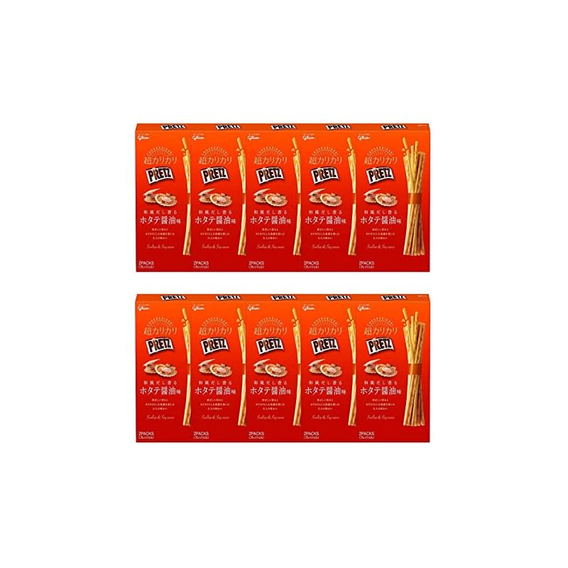Japan Products]Ezaki Glico [Super Crunchy Pritz] (Scallop Soy Sauce ...