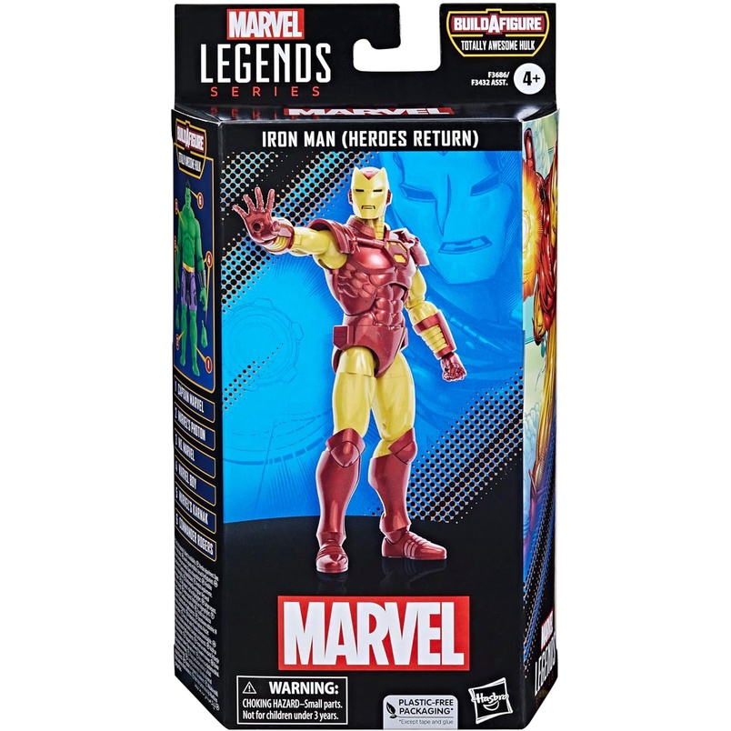 Marvel Legends Series Marvel Comics 6 inch Iron Man (Heroes Return ...