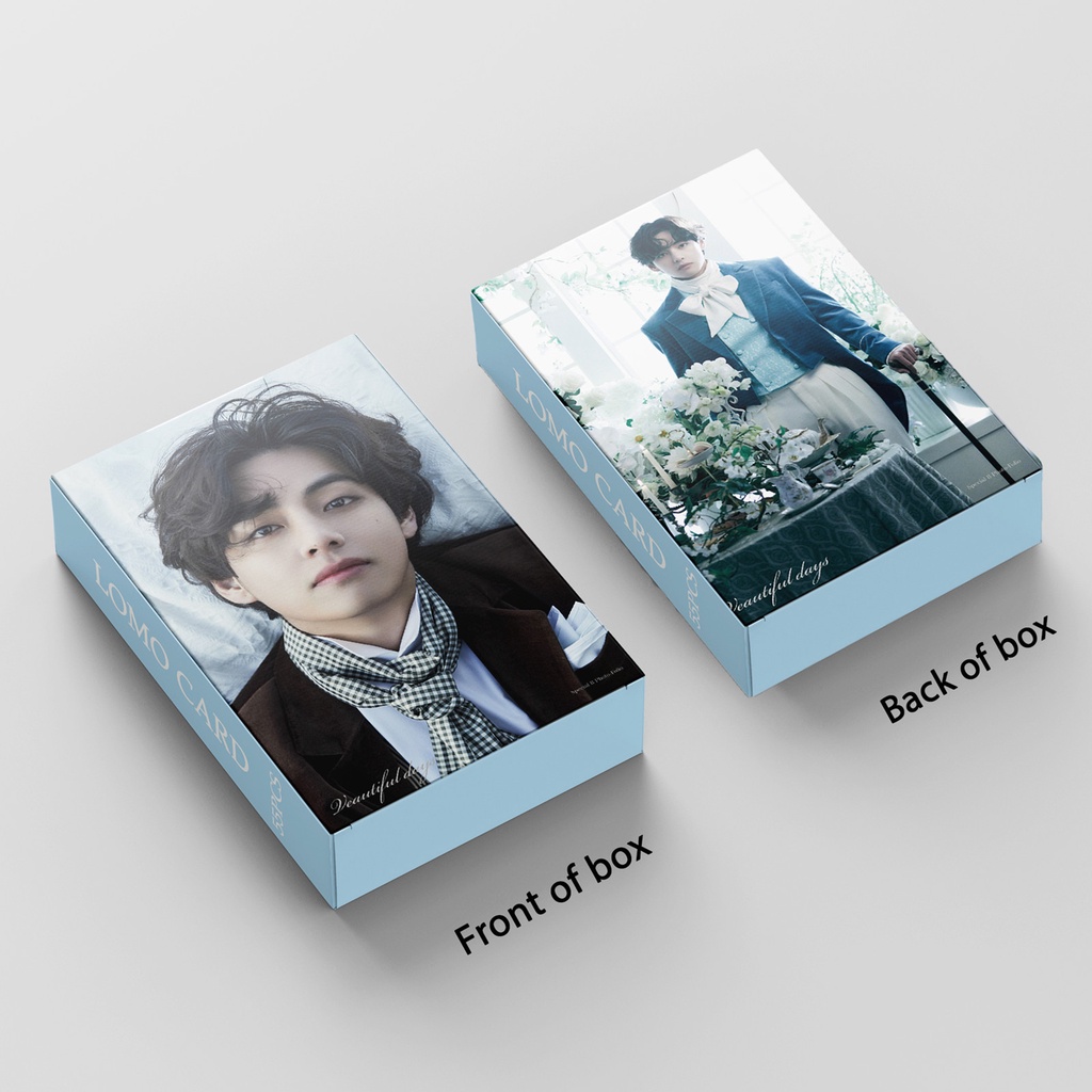 55pcs/box V Veautiful day Photocards Solo Album Layover Kim Tae Hyung ...