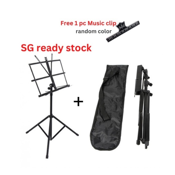 Folding Music Stand Tripod Music score Stands with Holder Height ...
