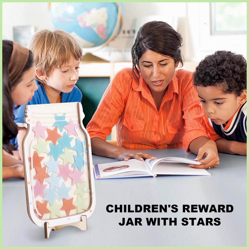 Class Reward Jar Star and Dinosaur Bulletin Board Chart 25pcs Positive ...