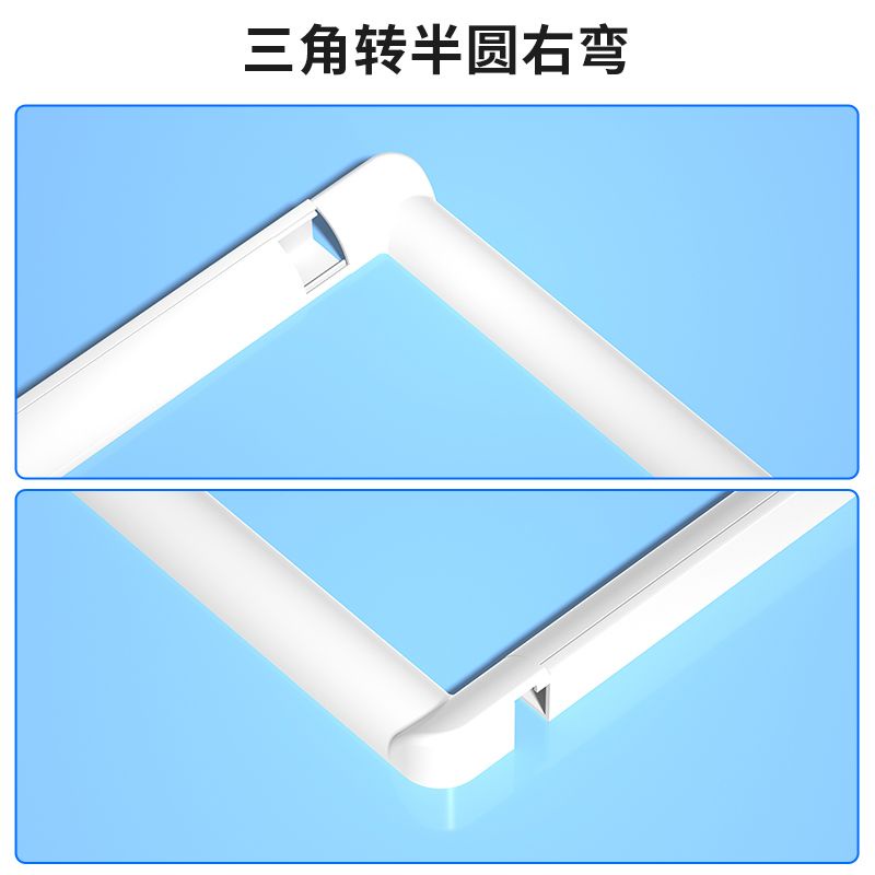 PVC Wall Corner Surface-Mounted Triangle Right Angle Internal Corner ...