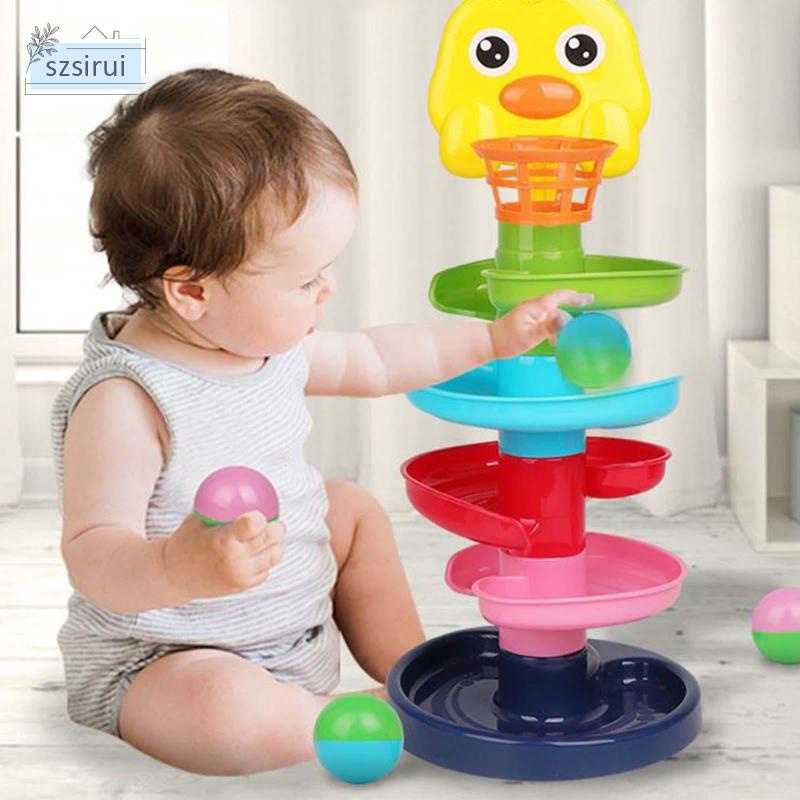 [szsirui] Ball Run Ramp for Drop and Ball Ramp Toy Preschool ...