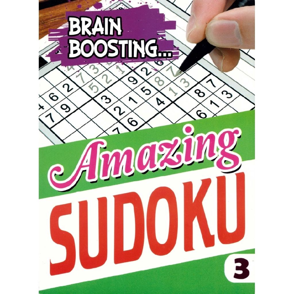 Brain Boosting Amazing Sudoku Book 3 | Shopee Singapore