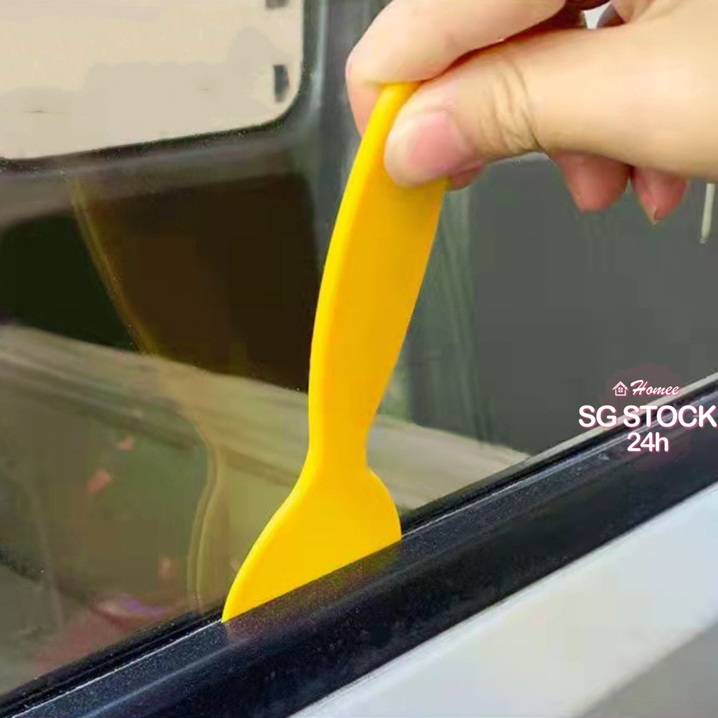 🚚SG SALES🚚Plastic Scraper PVC Thickened Scraper Car Sticker Remover ...