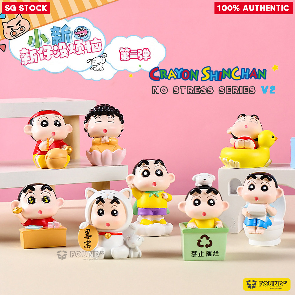 【SG GENUINE】 Crayon Shin Chan - Secret to Happiness | No Stress Series ...