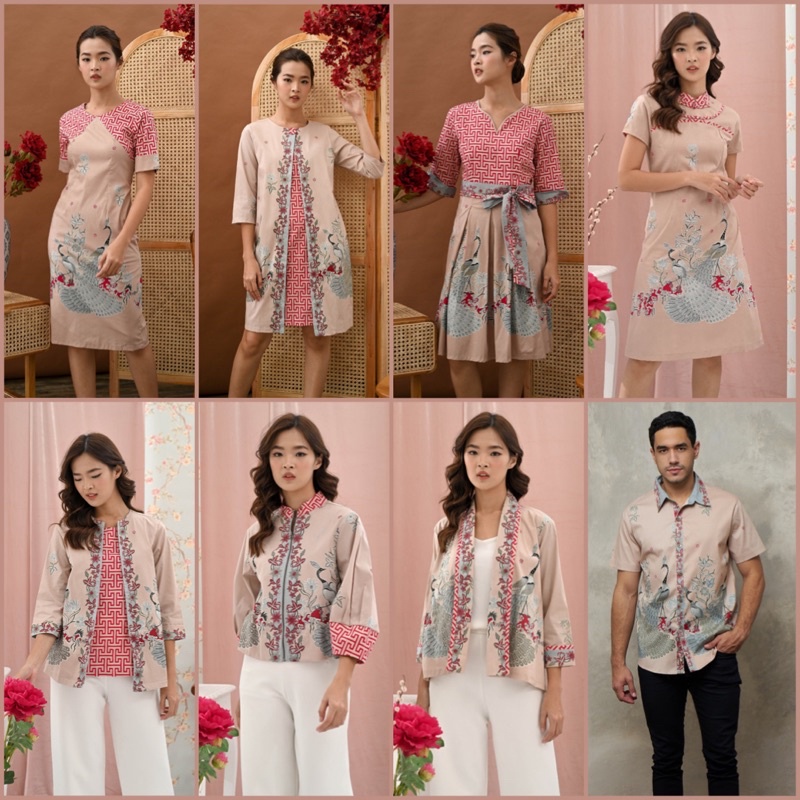 Couple Batik BBB Series / Modern Batik Uniform / Imlek Collection ...