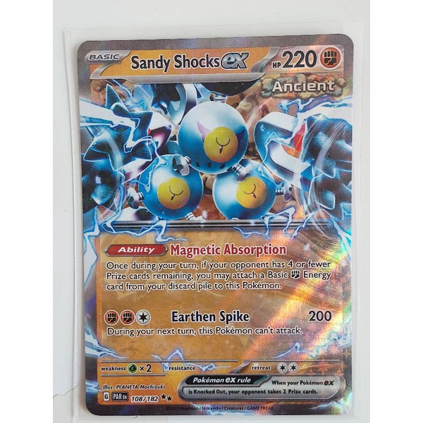 Pokemon sandy shocks ex paradox rift card | Shopee Singapore