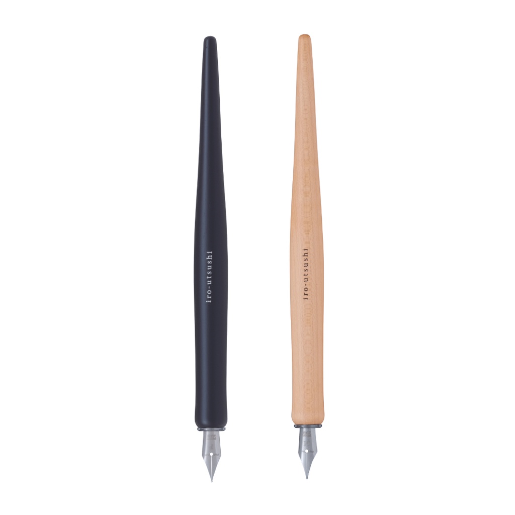 Pilot Iro-Utsushi Dip Fountain Pen - BK Wood and ECRU Wood | Shopee ...
