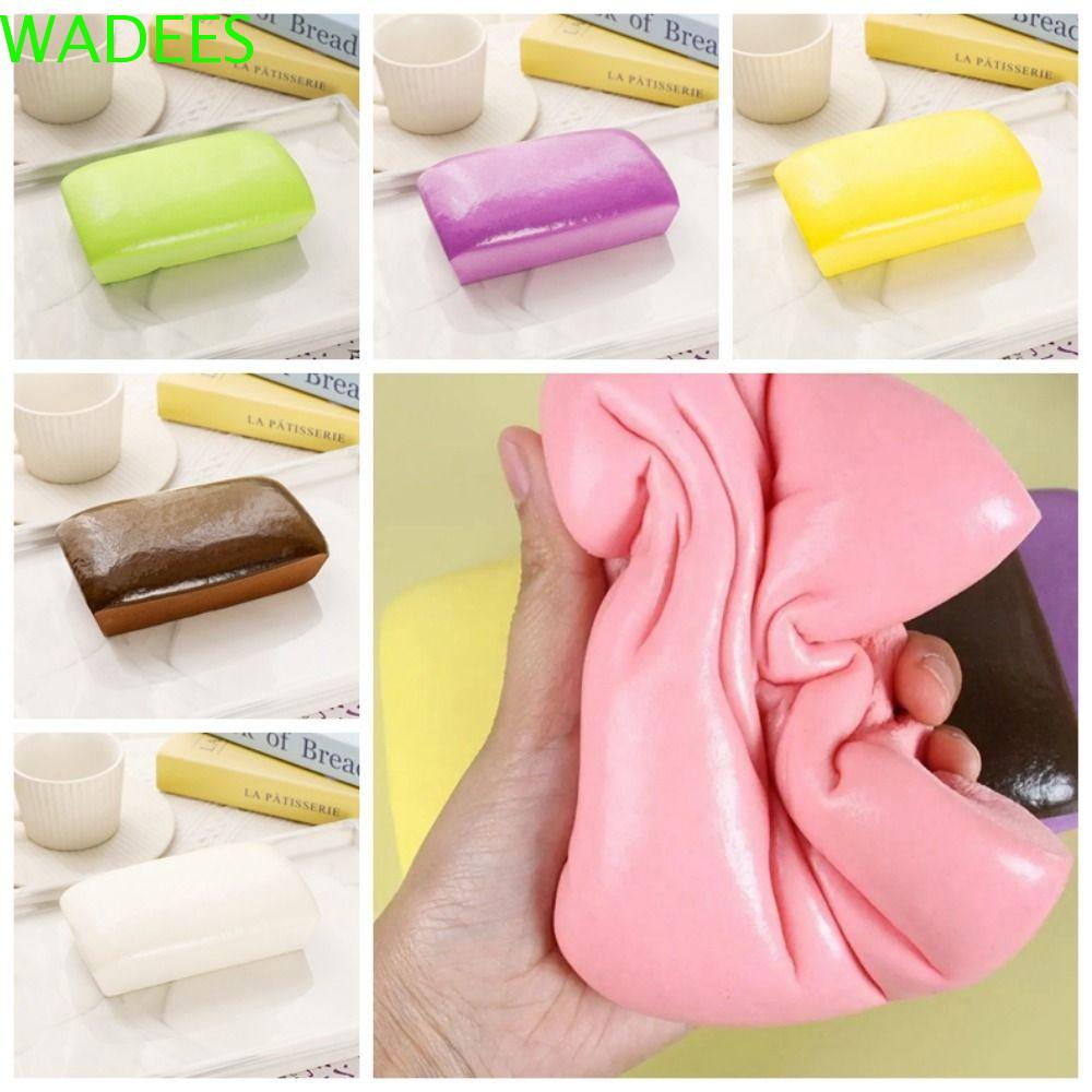 WADEES Bread Squeeze Toy, Bread Slow Rebound Cake Slow Rebound Toy ...