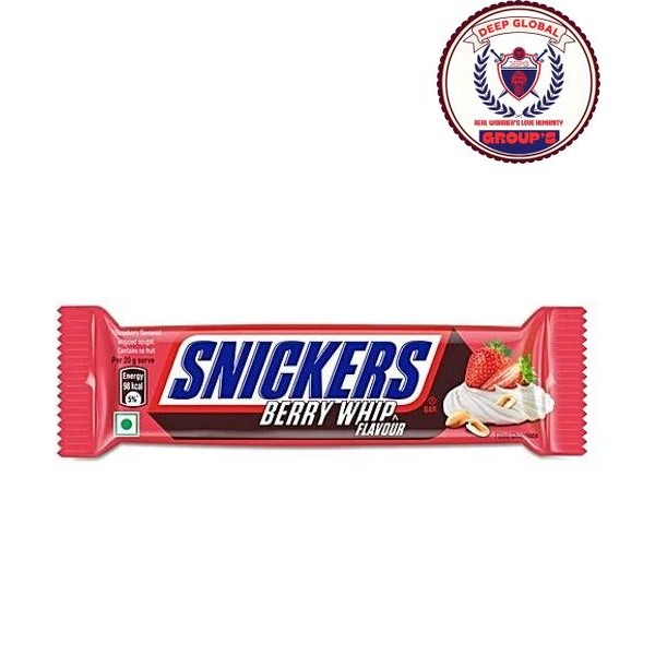 Snickers Berry Whip Chocolate Bar With Peanuts Nougat And Caramel 40g ...