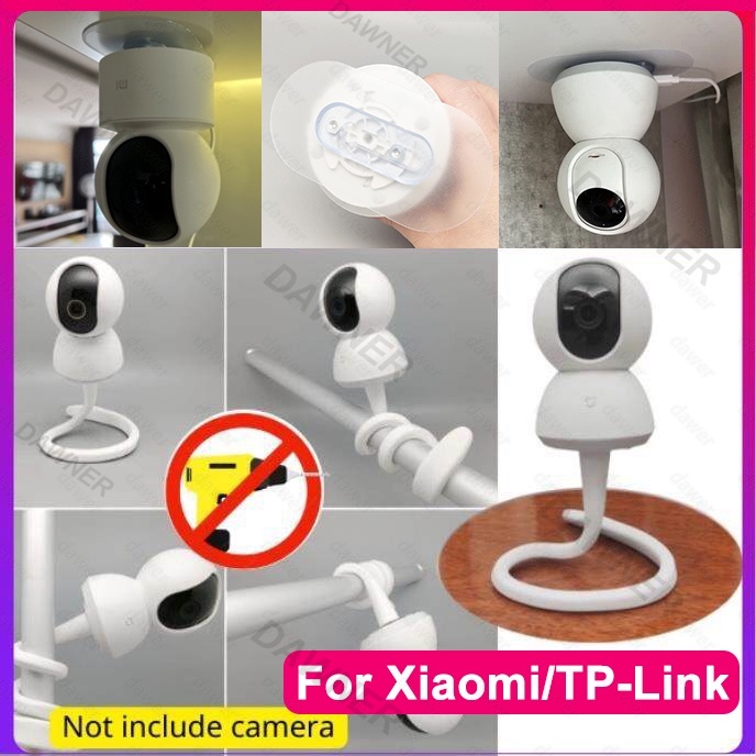 For Xiaomi TP-Link Tapo Camera CCTV Stand Holder Free-Punch Wall Mount ...