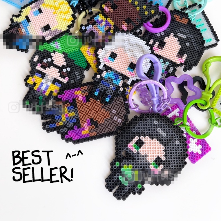 [Ready-Stock] Handmade Valorant Beads Keychain | FEMALE AGENTS | Astra ...