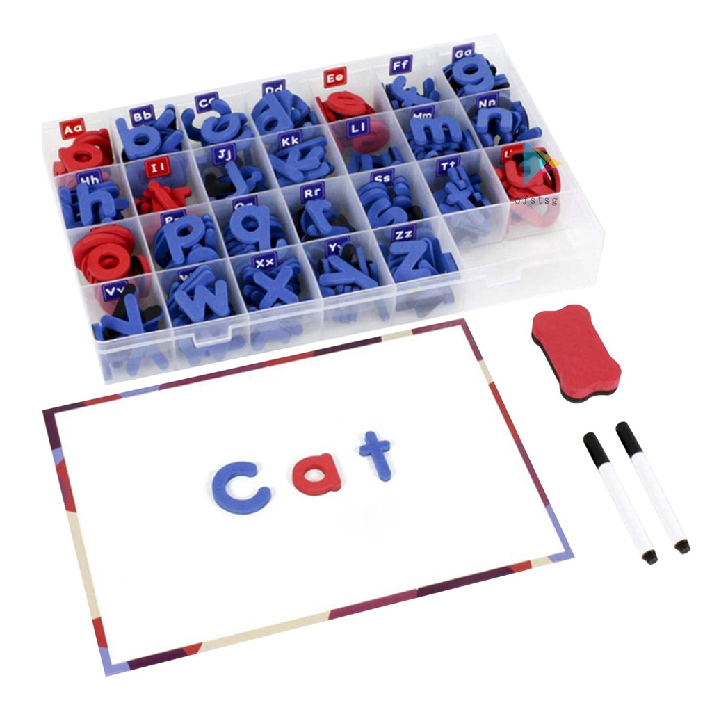 Magnetic Letters Kit Alphabet Magnets Toy 238 Pcs ABC Foam Large Double ...
