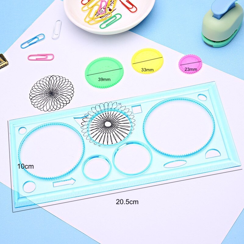 Design Ruler Goodie Bag Spirograph Drawing Ruler Gift Bag | Shopee ...