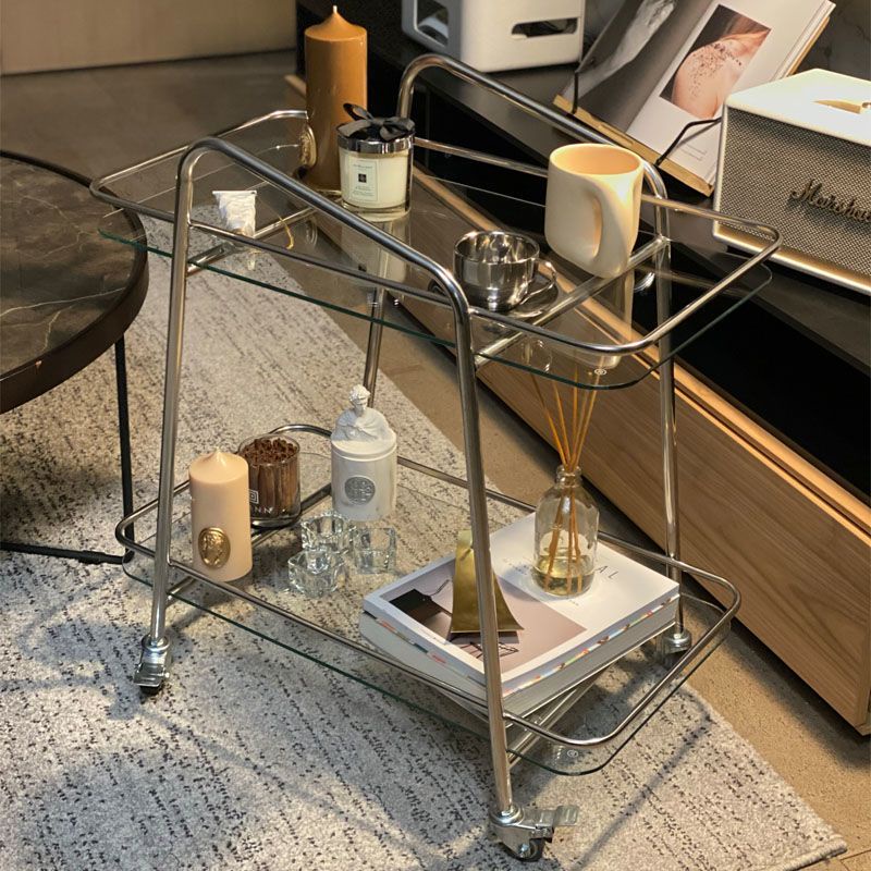 Household Mobile Trolley Living Room Drinks Trolley Hotel Dining Car ...