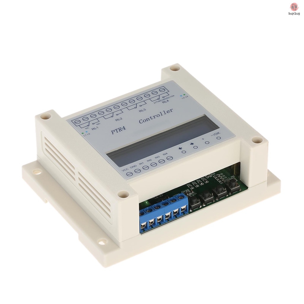 DC6-40V 4-Channel Programmable Digital Time Relay Timer Controller ...