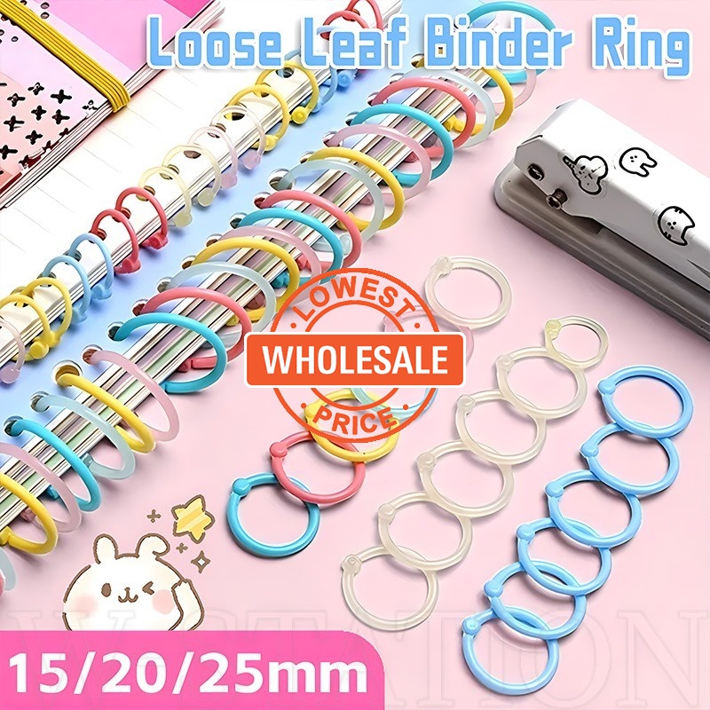 [Wholesale Price]15/20/25mm Colorful Loose Leaf Binder Ring ...