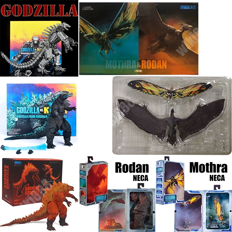 New 2021 Godzilla : King of monsters Rodan Mothra Godzilla Action ...