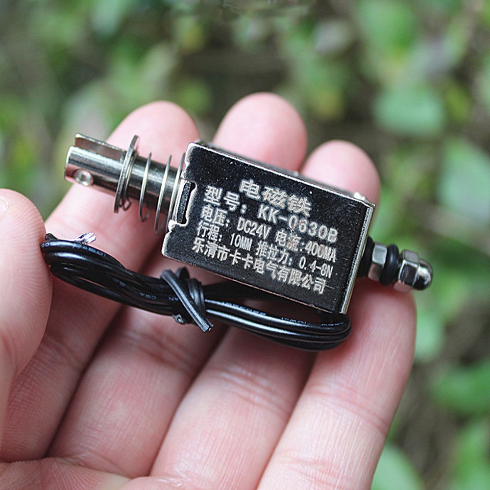 DC 24V Tiny Electric magnet 0630B Micro frame Push Pull Solenoid ...