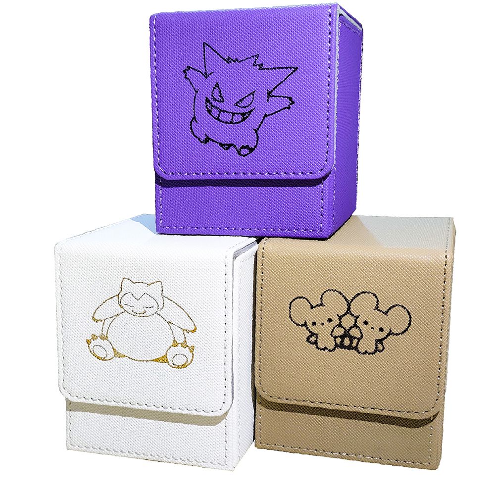 Pokemon PTCG Card Storage Box Leather Anime Card Box Magic: The ...