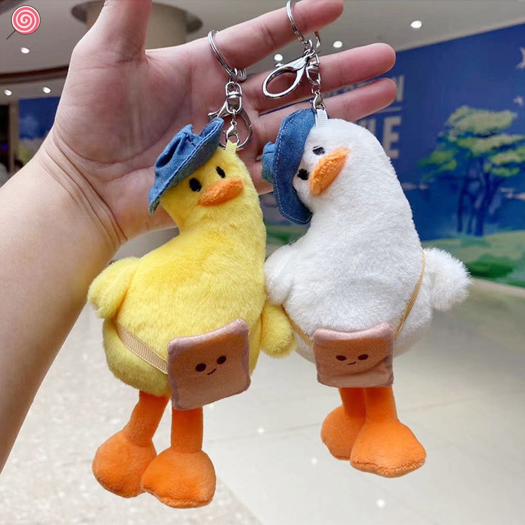 Cute Plush Duck Keychain for Girls Backpacks and Purses HSU | Shopee ...