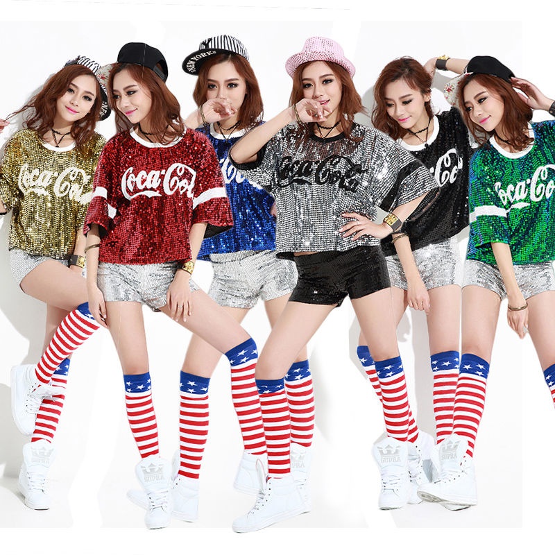 Cheerleader Jazz Dance Costume Street Dance Korean Version Female ...