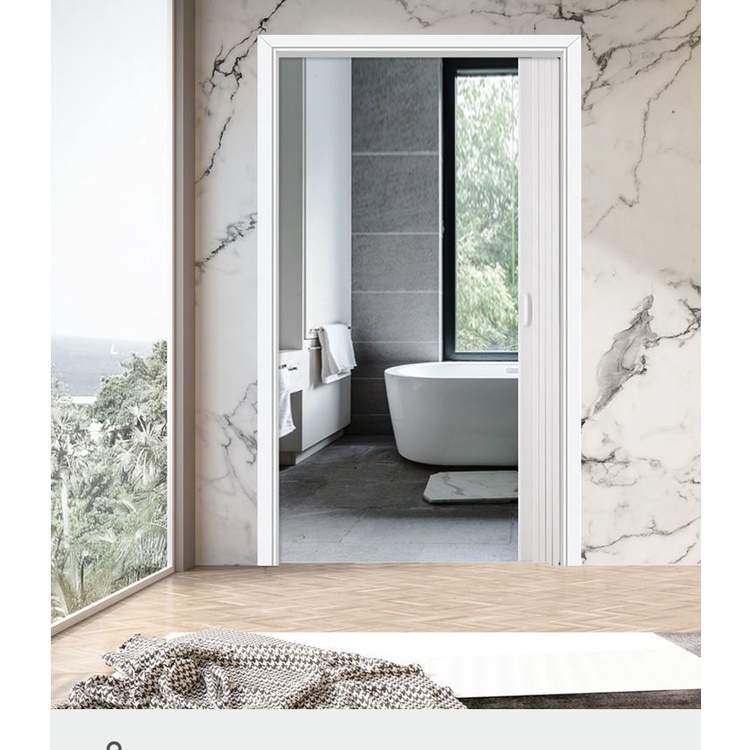 PVC Collapsible Door Kitchen Door Open Retractable Home Partition ...