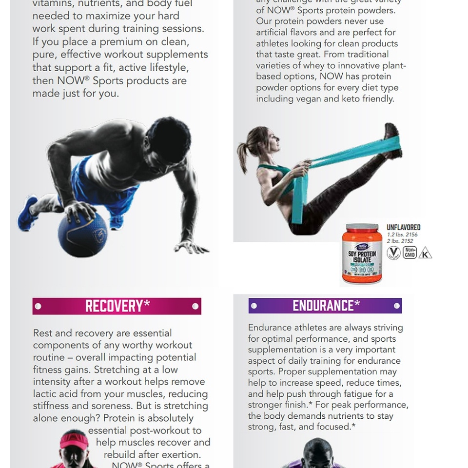Now Foods Sports ZMA Post Workout Recovery Tissue Repain Support Immune ...