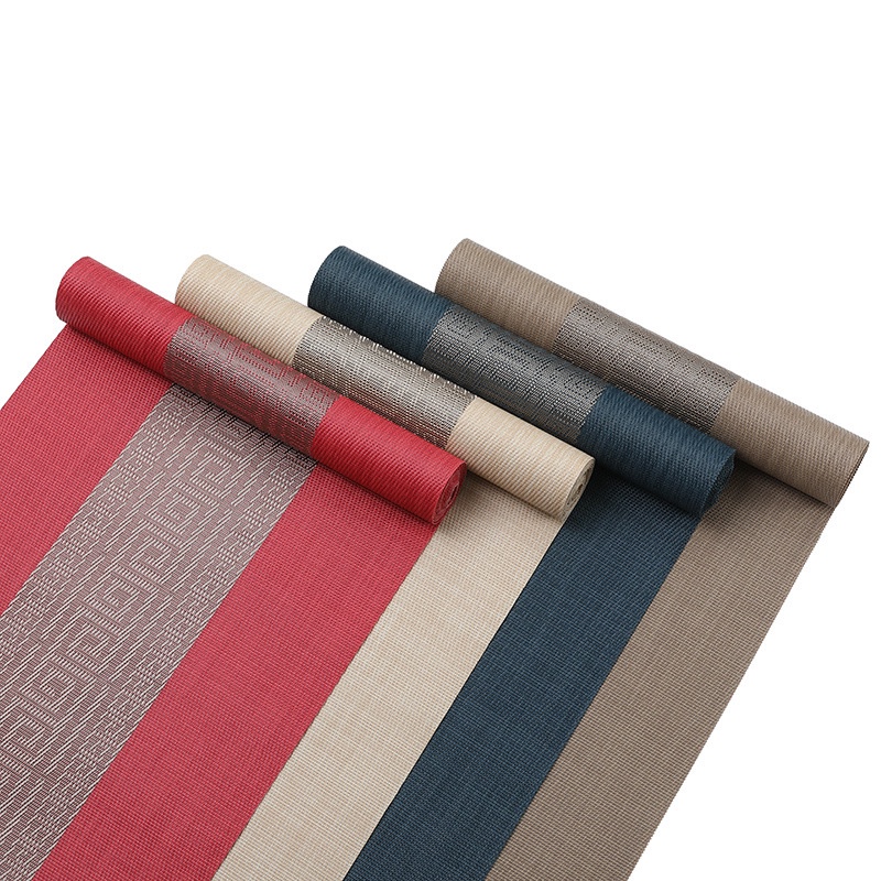 Teslin PVC New Chinese Zen Tea Mat Table Runner Tablecloth Waterproof ...