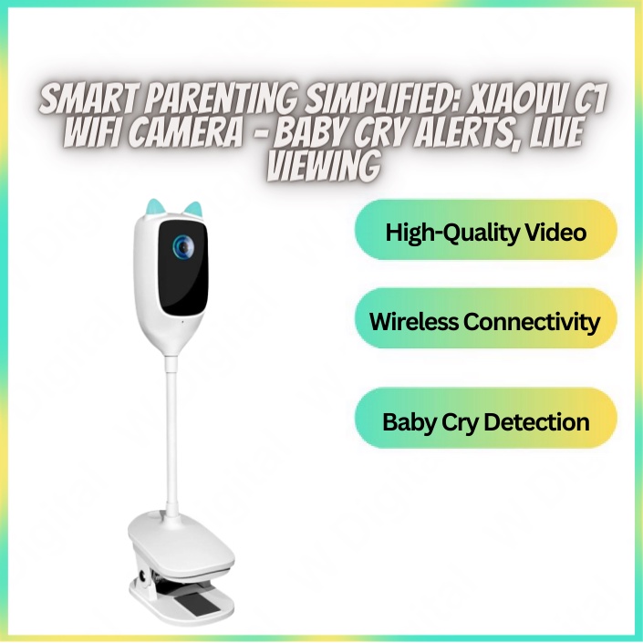 Smart Baby Cry Monitor Camera C1 2K Cam With Baby Crying Detection And ...