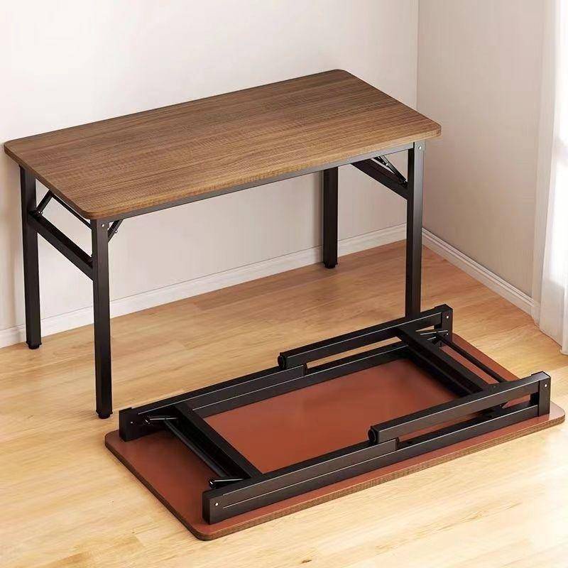 Foldable table, dining table, household small unit, simple rectangular ...