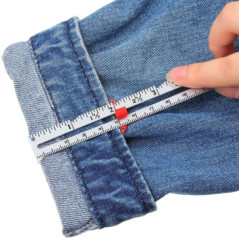 3Colors Sliding Gauge Sewing Measuring Tool Aluminum Quilting Ruler for ...