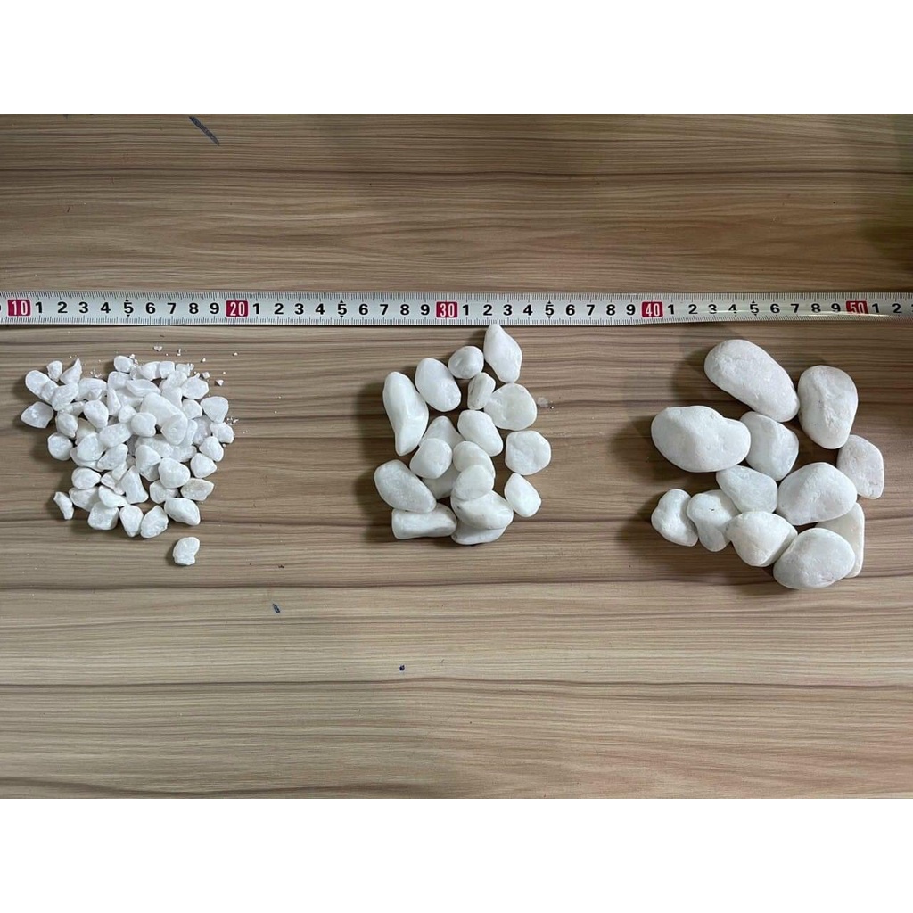 1kg White Pebble Stone Decoration Sizes-Natural Pebbles Decorative ...