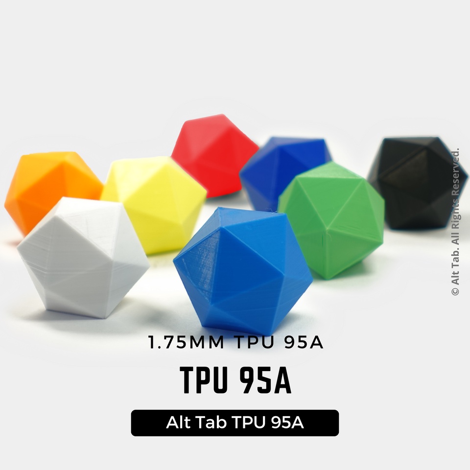 [Local Stock] TPU 95A 3D Printer Filament 1.75mm 1kg for 3D Printing ...