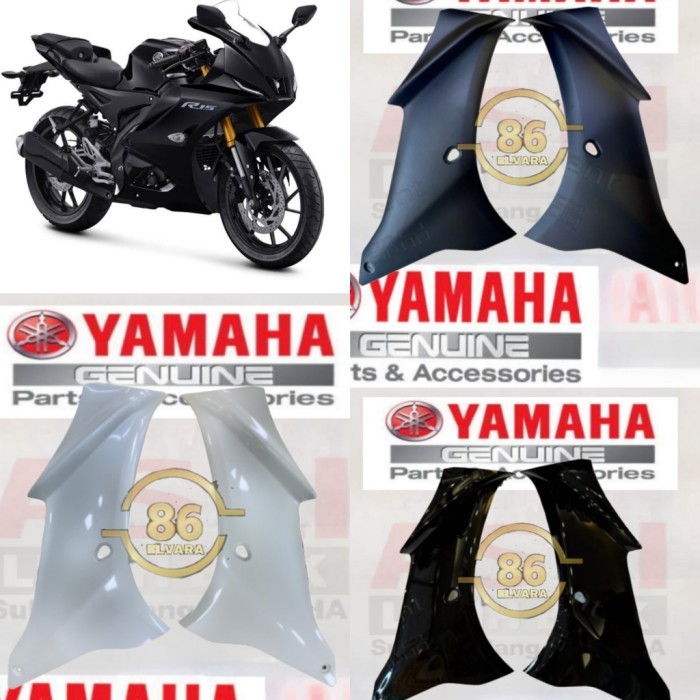Original Yamaha R15 v4 R15M left and right outer wing fairings | Shopee ...