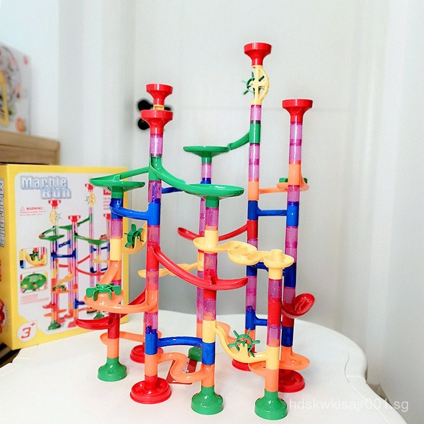 American Children's Marble Run Track Marble Toy Game Space Pipe ...