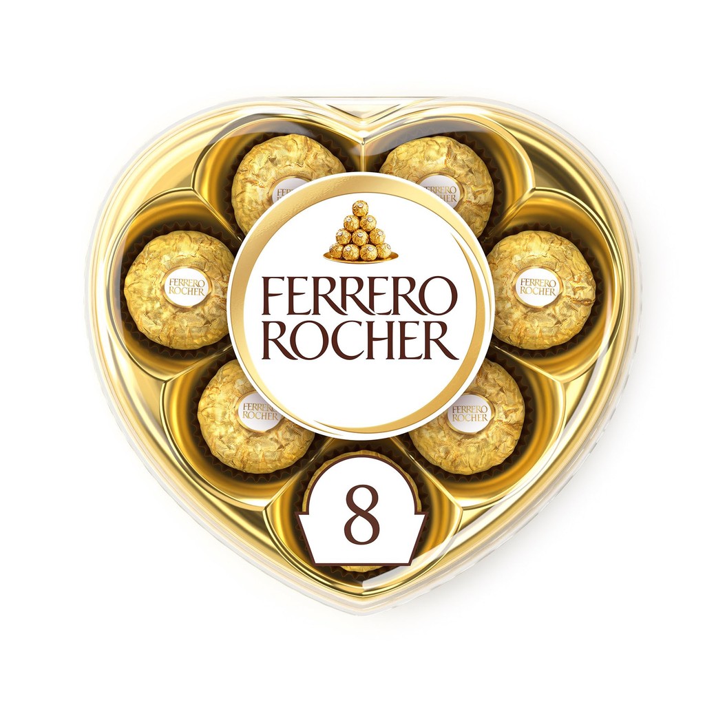FERRERO Ferrero Rocher Heart T-8 (8 pieces x 1 box) | Shopee Singapore