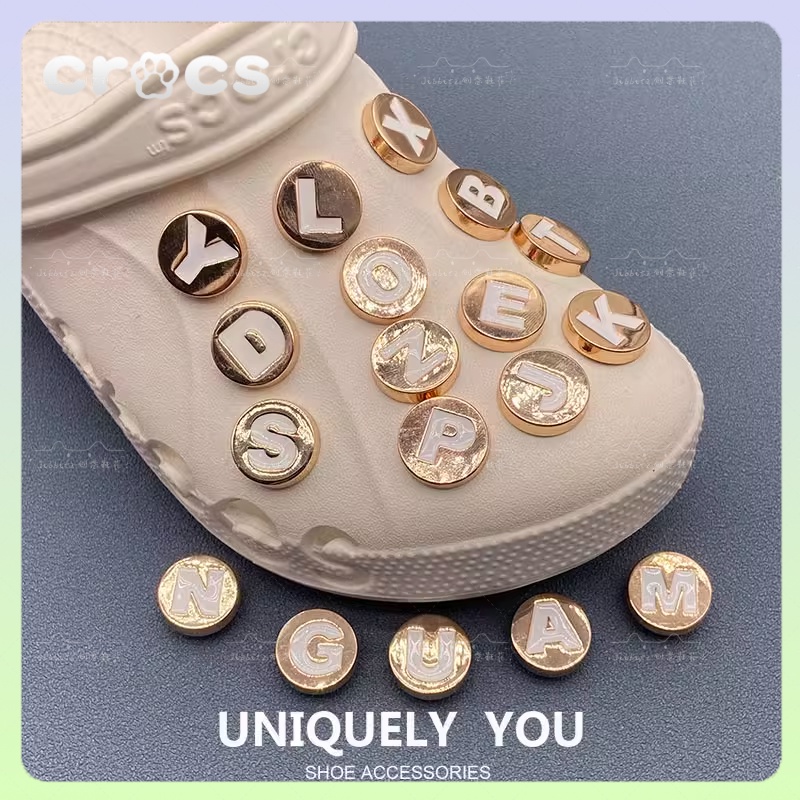 crocs jibbitz Metal letter diy jibbitz crocs jibits crocs crocs charm ...
