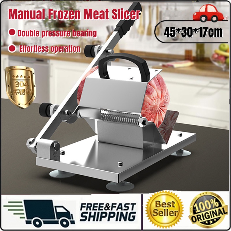 Stainless Steel Meat Cutter Beef Mutton Roll for Hot Pot KBBQ Slicer ...