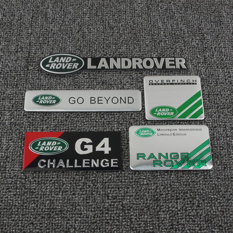 Land Rover nameplate sticker range rover discovery freelander evoque ...