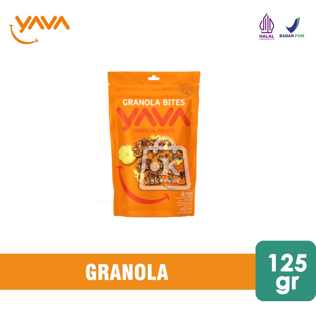 Granola Bites YAVA/Tropical Fruit Granola (125Gr) | Shopee Singapore