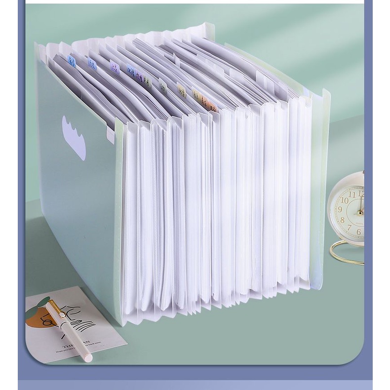 File Holder Retractable Vertical Folder Large Capacity Student Test ...