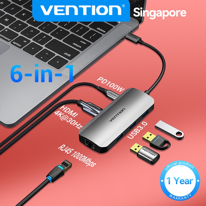 Vention 9 in 1 Adapter Type C Hub Docking Station 9 Ports C to Hdmi VGA ...