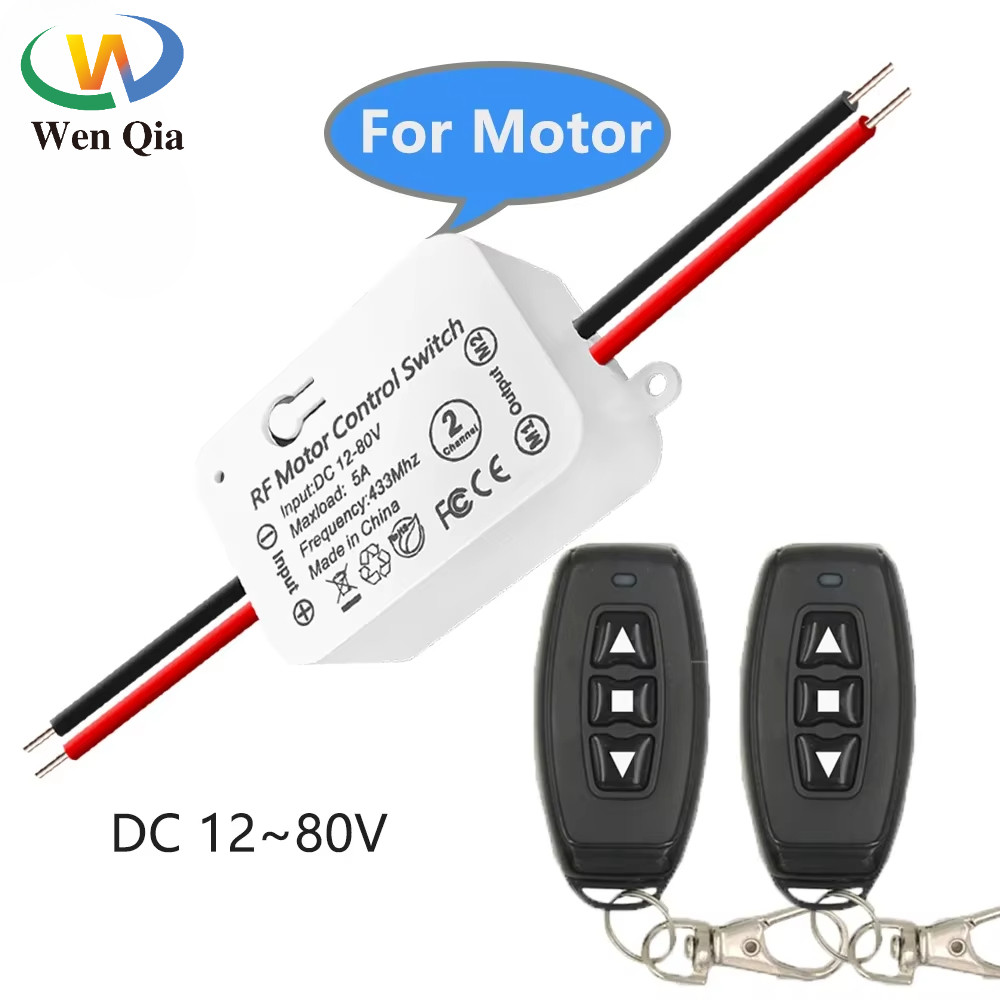 433 mhz Universal Wireless Remote Control Motor Switch 433Mhz 12V 24V ...