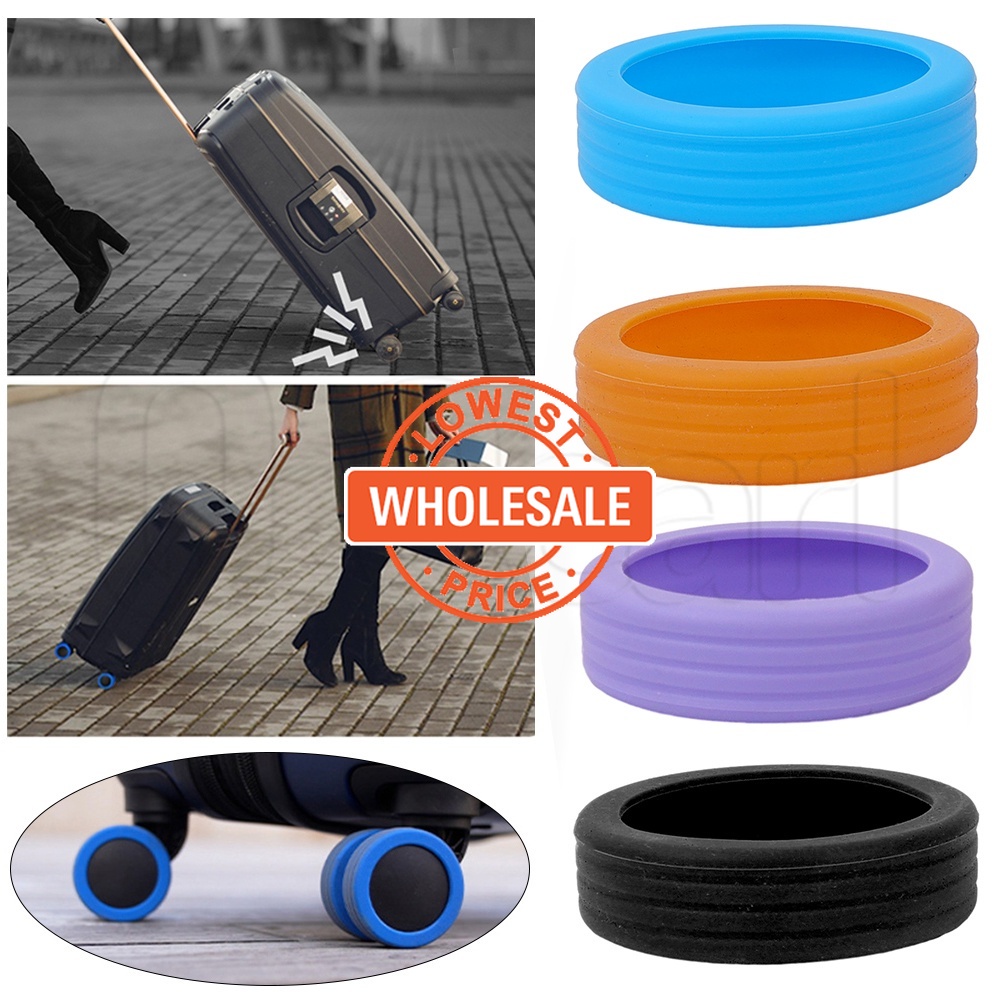 [Wholesale] Universal Silicone Suitcase Wheel Protective Cover ...