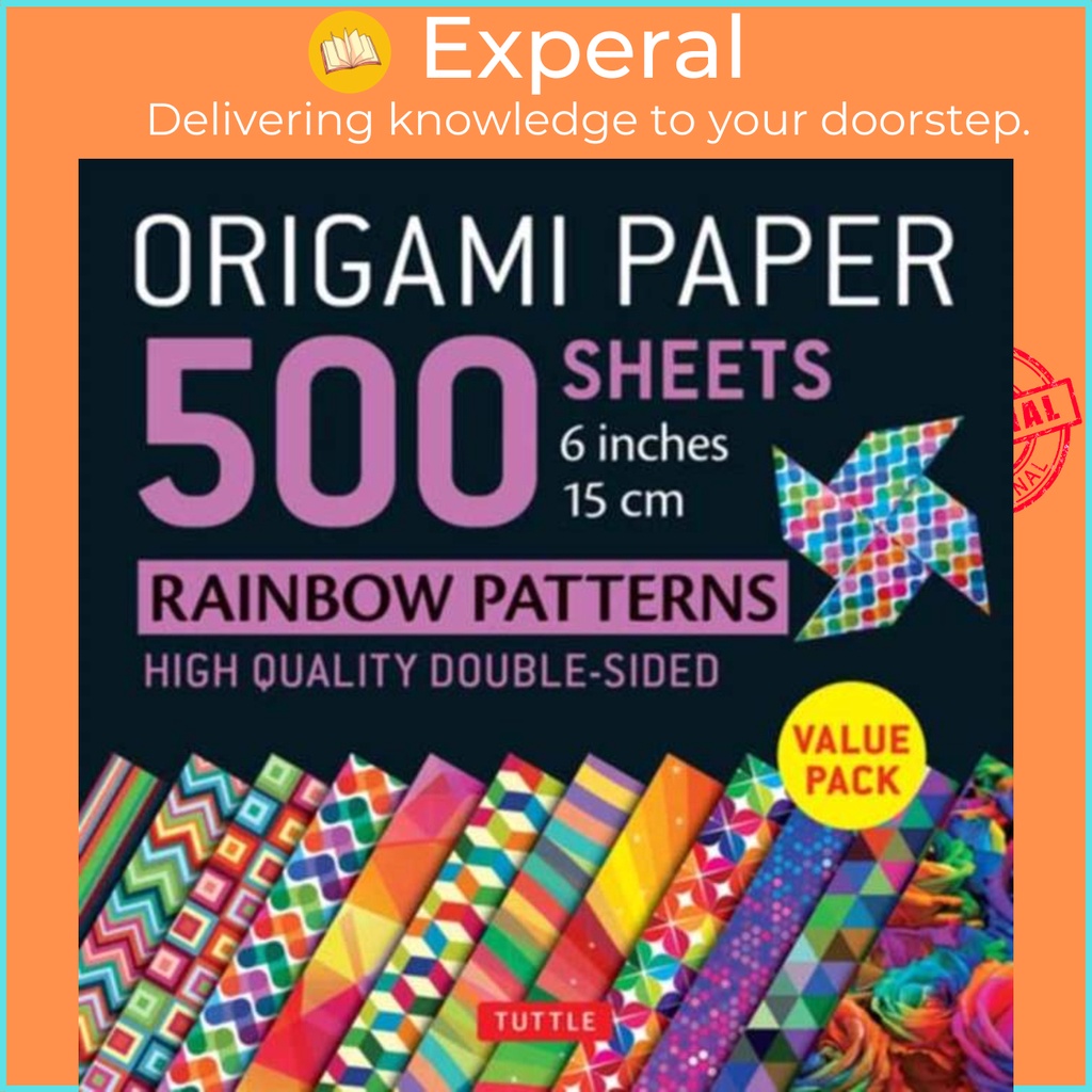 Origami Paper 500 sheets Rainbow Patterns 6 inch (15 cm) by Tuttle ...