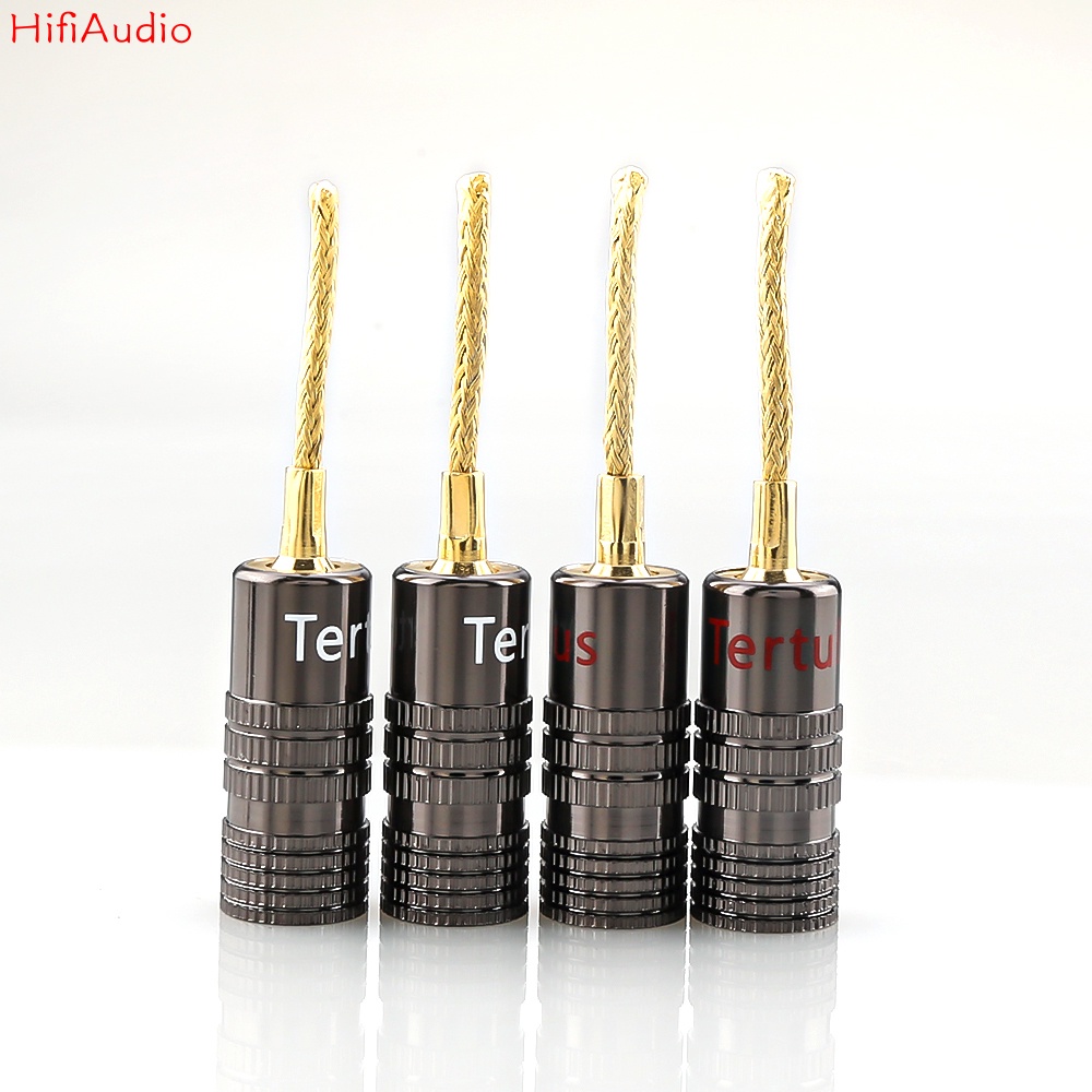High Quality 2MM Copper Wire Gold-Plated Banana Plug Speaker Wire Plug ...