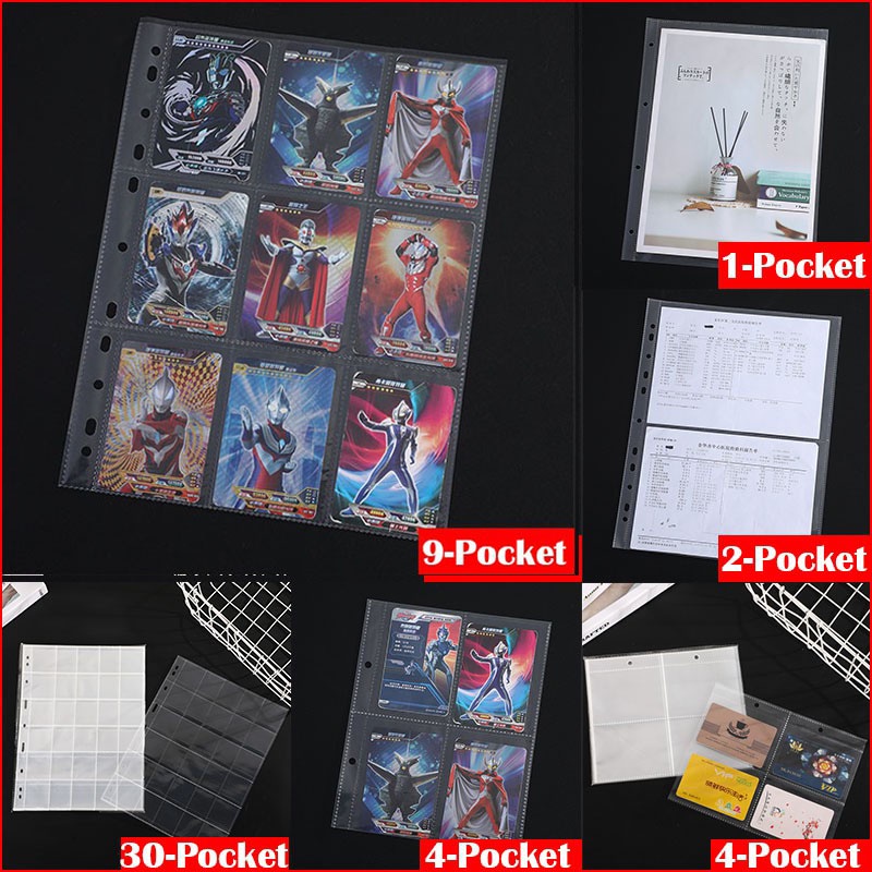 9-Pocket PP Activity Diy Photo Album Card Booklet Replacement Inner ...