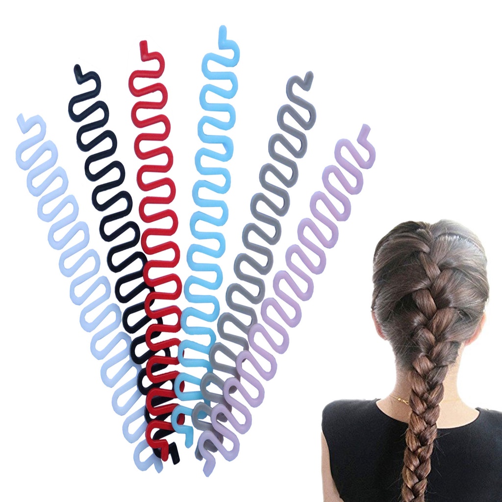 Fish Bone Wave Hair Braider Centipede Braid Styling Hair Curler Fried ...